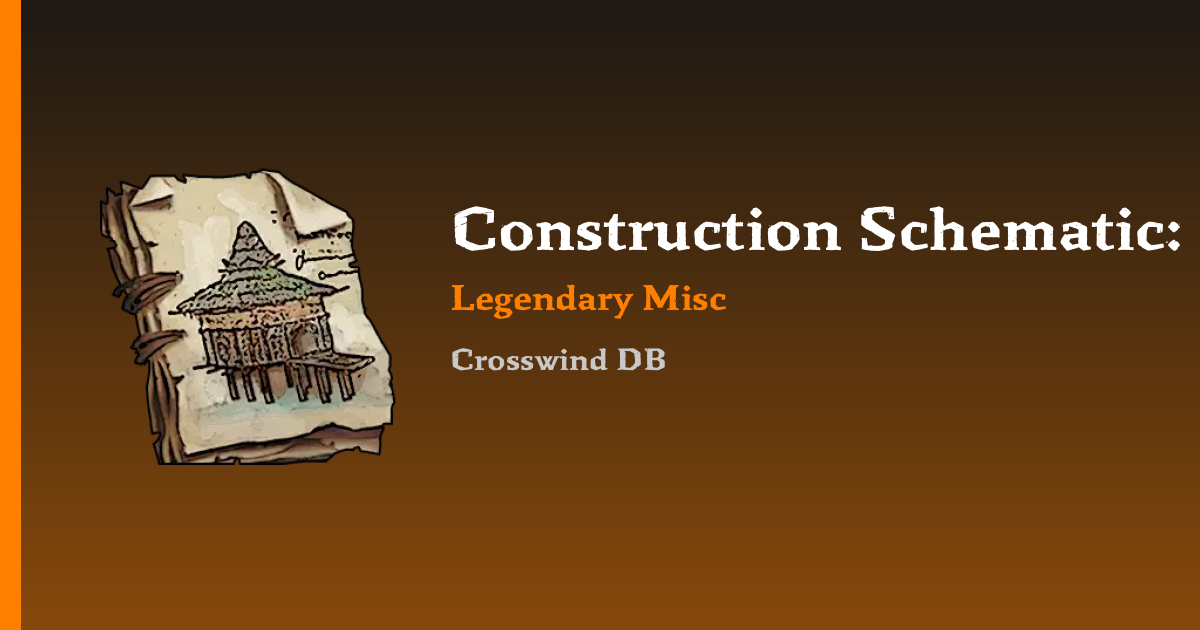 Plans: Clay Building Set – Stats, Perks & Recipe | Windrose DB